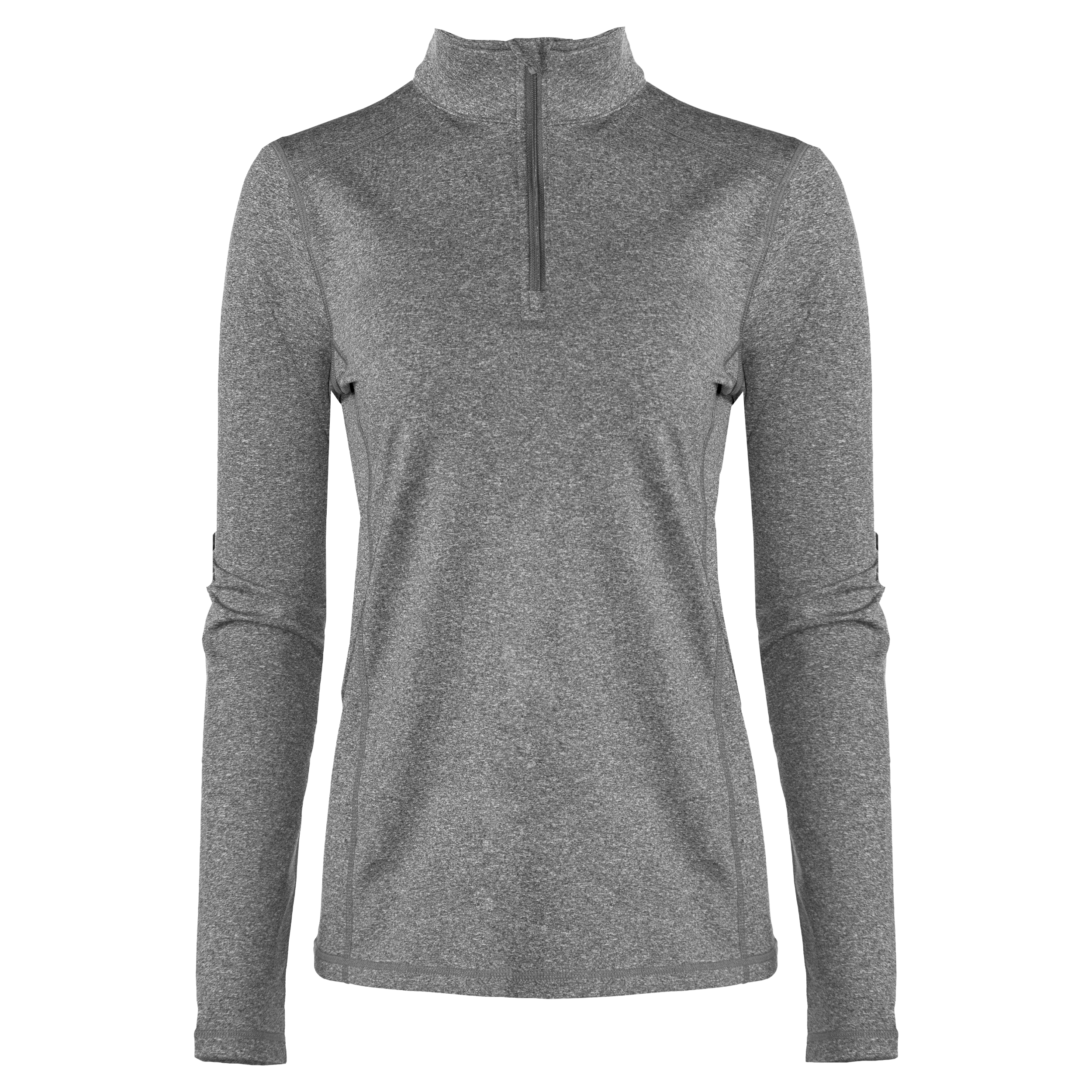 (取寄) ホットチリ レディース マイクロ-エリート チャミ ソリッド ジップT Hot Chillys women Hot Chillys Micro-Elite Chamois Solid Zip-T Granite Women's Micro-Elite Chamois Solid Zip-T | Hot Chillys - Granite