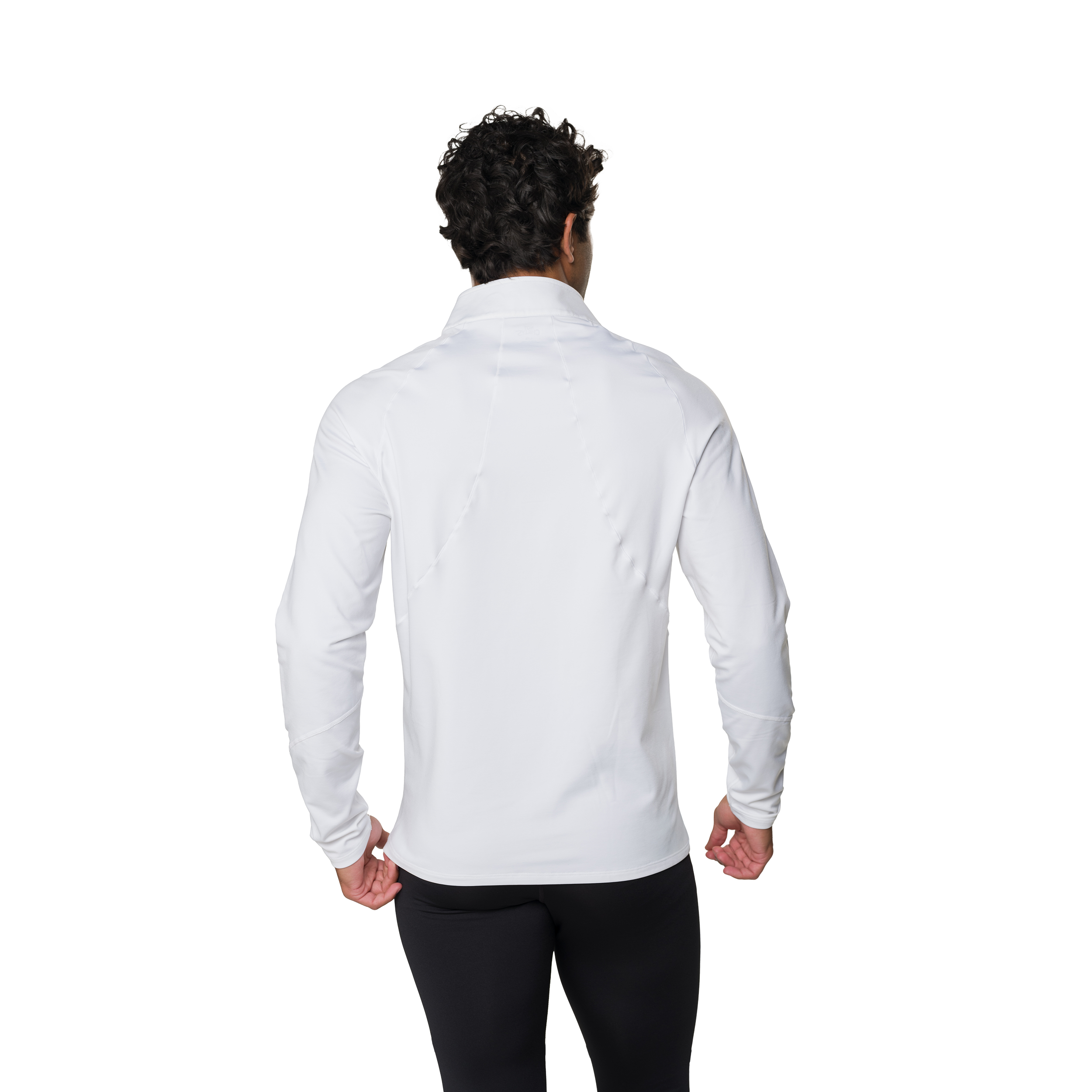 Men's Micro-Elite Chamois Zone Zip-T - White/White – Hot Chillys